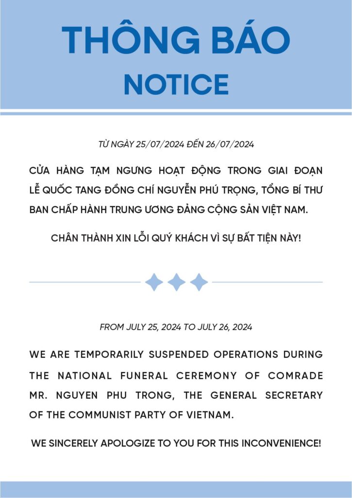 Notice: Temporary Suspension of Entertainment Booths During the ...